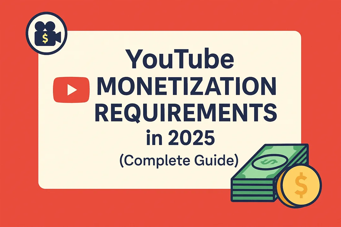 YouTube Monetization Requirements 2025 – Full Guide